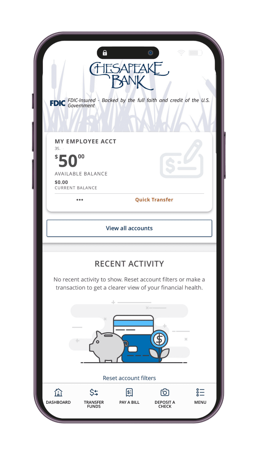 Online Mobile Banking - Mobile Check Deposit | Chesapeake Bank